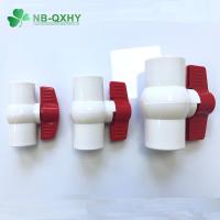 China Water Supply High Thickness PVC Ball Valve Offering a Variety of Handle Alternatives for sale