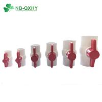 China Customizable High Thickness PVC Ball Valve Plastic Water Valve for Blow-Down Function for sale