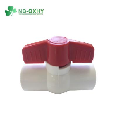 China Water Supply PVC Socket Ball Valve with High Pressure and Multiple Handle Variations for sale