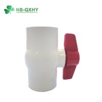 China Water Supply PVC Socket Ball Valve with High Pressure and Multiple Handle Variations for sale