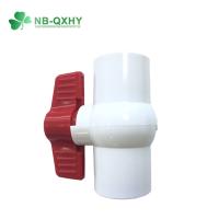 China Water Supply PVC Socket Ball Valve with High Pressure and Multiple Handle Variations for sale