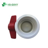 China Water Supply PVC Socket Ball Valve with High Pressure and Multiple Handle Variations for sale