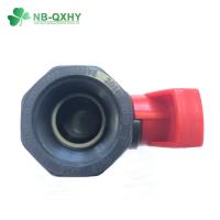 China High Pressure DIN Valve Octagonal Ball Valve Threaded PVC Valve with Strong Carton for sale