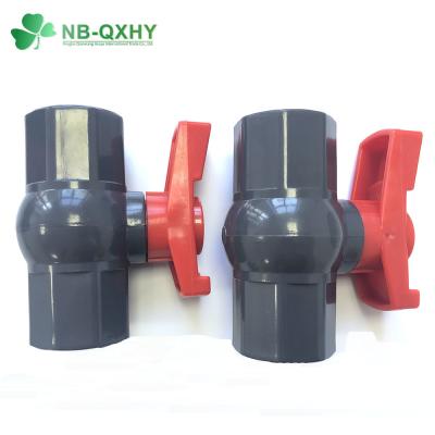 China Glue Connection Form PVC Octagonal Ball Valve Water Valve for Industrial Applications for sale