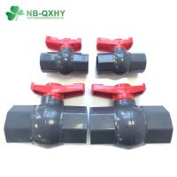 China Glue Connection Form PVC Octagonal Ball Valve Water Valve for Industrial Applications for sale