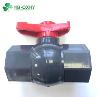China Glue Connection Form PVC Octagonal Ball Valve Water Valve for Industrial Applications for sale