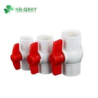 China Customized Request PVC Compact Ball Valve Pn16 Plastic Ball Valve with UV Protection for sale