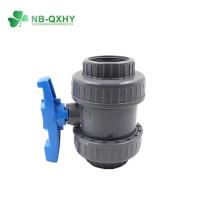 China Pool Swimming Pipe Plastic PVC Single True Union Ball Valve with Manual Driving Mode for sale