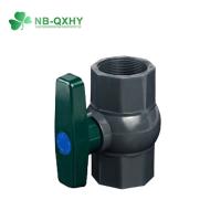 China Flexible Ball Valve for Pn16 Green Handle Pn16 PVC Valve 2 prime prime Octagonal Plastic for sale
