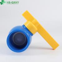 China Flexible Ball Valve for Water Supply Chinese Direct Supply Blue PVC Ball Valves Package for sale
