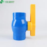 China Flexible Ball Valve for Water Supply Chinese Direct Supply Blue PVC Ball Valves Package for sale
