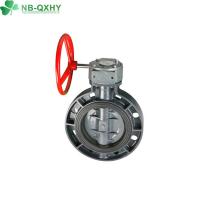 China Flange Connection Form DIN/BS/ANSI PVC Gear Type Butterfly Valve for Easy Installation for sale
