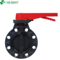 China Customized Plastic PVC/UPVC PVC Butterfly Valve for Water Media Standard DIN ANSI JIS for sale
