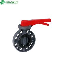 China Customized Plastic PVC/UPVC PVC Butterfly Valve for Water Media Standard DIN ANSI JIS for sale