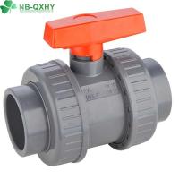 China Manual Driving Mode Fixed Ball Valve with PVC True Union Handles in Various Sizes for sale