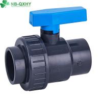 China Manual Driving Mode Fixed Ball Valve with PVC True Union Handles in Various Sizes for sale