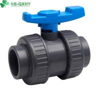 China Manual Driving Mode Fixed Ball Valve with PVC True Union Handles in Various Sizes for sale
