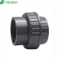 China Straight Through Channel PVC True/Single Ball Valves with EPDM Rubber PVC Ball for sale