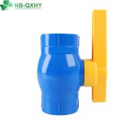 China Manual Driving Mode Blue Plastic Control Valve Blow-Down Function PVC/UPVC Ball Valve for sale