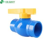 China Manual Driving Mode Blue Plastic Control Valve Blow-Down Function PVC/UPVC Ball Valve for sale