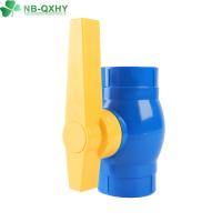 China Manual Driving Mode Blue Plastic Control Valve Blow-Down Function PVC/UPVC Ball Valve for sale