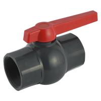China Products UPVC Octangle Ball Valve for Building Materials in Straight Through Type for sale