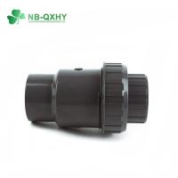 China Single Union PVC Wafer Check Valve with US 1/Piece 1 Piece Min.Order for sale