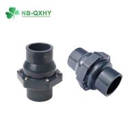 China Water Industrial Usage PVC True Union Ball Check Valve Swing Check Valve with Solution for sale