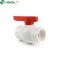 China Normal Pressure 1/2 4 Inch PVC Ball Valve with QX Flexible Handle and Various Handles for sale