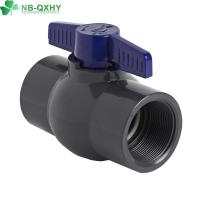 China Water Media PVC Octangle Ball Valve with Compact Male and Female Threaded Competitive for sale