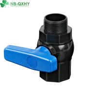 China Water Media PVC Octangle Ball Valve with Compact Male and Female Threaded Competitive for sale
