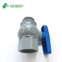 China Irrigation Fixed Ball Valve with PVC Plastic Material and Male to Female Thread Ends for sale