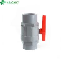 China Industry 100% Material High Thickness Plastic Control Valve PVC Ball Valve for sale