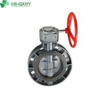 China QX Manual Flange Butterfly Valve for Sea Water EPDM Rubber Seat PVC Control Valve for sale