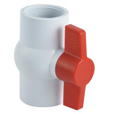 China Customized Request Chinese Direct Supply of Milk White and Snow White PVC Ball Valve for sale