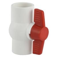 China Customized Request Chinese Direct Supply of Milk White and Snow White PVC Ball Valve for sale