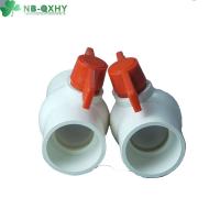 China Customized Request Chinese Direct Supply of Milk White and Snow White PVC Ball Valve for sale