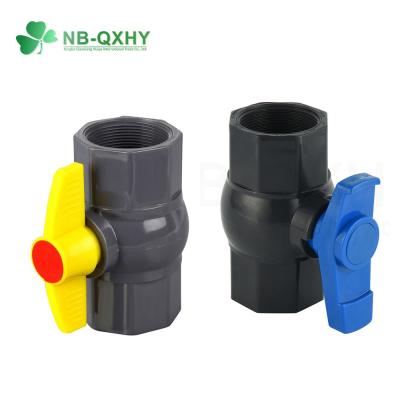 China 1/2 Inch to 4 Inch Long Handle Octagonal Plastic PVC Ball Valve for Manual Operation for sale