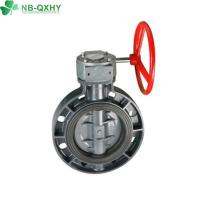 China Materials Flange Connection Handle Lever Gear Butterfly Valve for DIN ANSI JIS Standard for sale