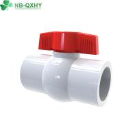 China Swimming Pool Water Pipe Connector PVC Plastic Ball Valve with Flexible Structure for sale
