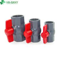 China Swimming Pool Water Pipe Connector PVC Plastic Ball Valve with Flexible Structure for sale