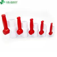 China Swimming Pool Water Pipe Connector PVC Plastic Ball Valve with Flexible Structure for sale