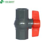China ABS Handle PVC Compact Octangle Ball Valve for Water Drainage in Building Construction for sale