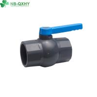 China ABS Handle PVC Compact Octangle Ball Valve for Water Drainage in Building Construction for sale