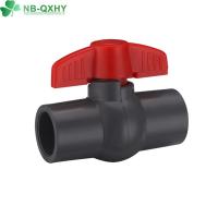 China ABS Handle PVC Compact Octangle Ball Valve for Water Drainage in Building Construction for sale