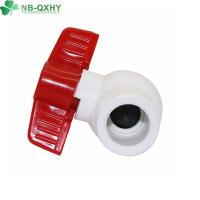 China Chinese PVC Compact Ball Valve with Glue Connection Form and All Size of Colorful Box for sale