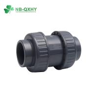 China Swimming Pool Fixed Ball Valve with PVC True Double Union and EPDM O-Ring TPE Seat for sale