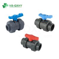 China Swimming Pool Fixed Ball Valve with PVC True Double Union and EPDM O-Ring TPE Seat for sale