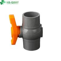 China Glue Connection Form PVC Plumbing Material Plastic Ball Valve for Vietnam Efficiency for sale