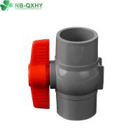 China Glue Connection Form PVC Plumbing Material Plastic Ball Valve for Vietnam Efficiency for sale